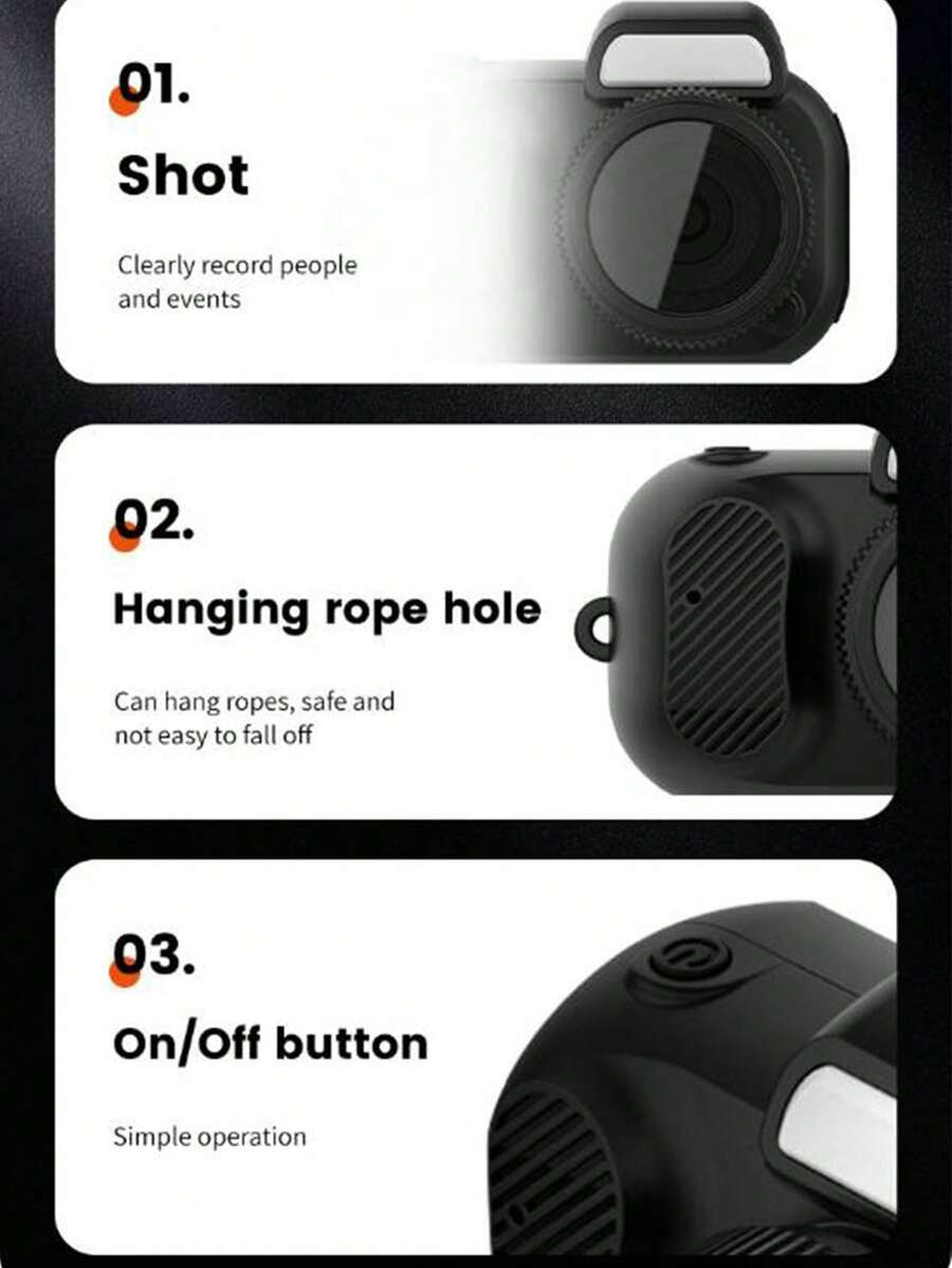 1080P Camera, Y3000 CCD Student Digital Camera, High Definition ...