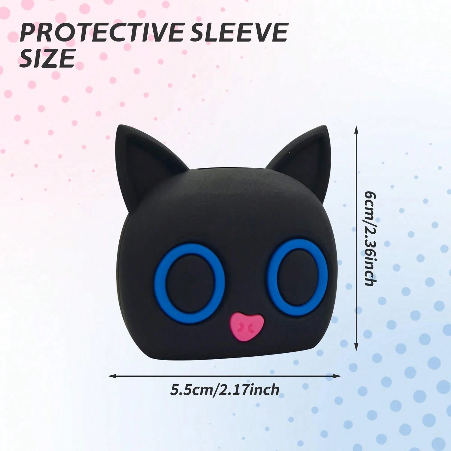 Set de 4 protectores de carga con diseño de gato negro - compatibles ...