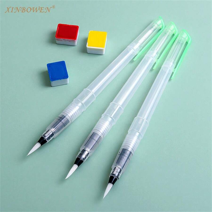 Xin Bowen 3 Pcs S M L Size Paint Drawing Tool Water Brush Pen Set For ...