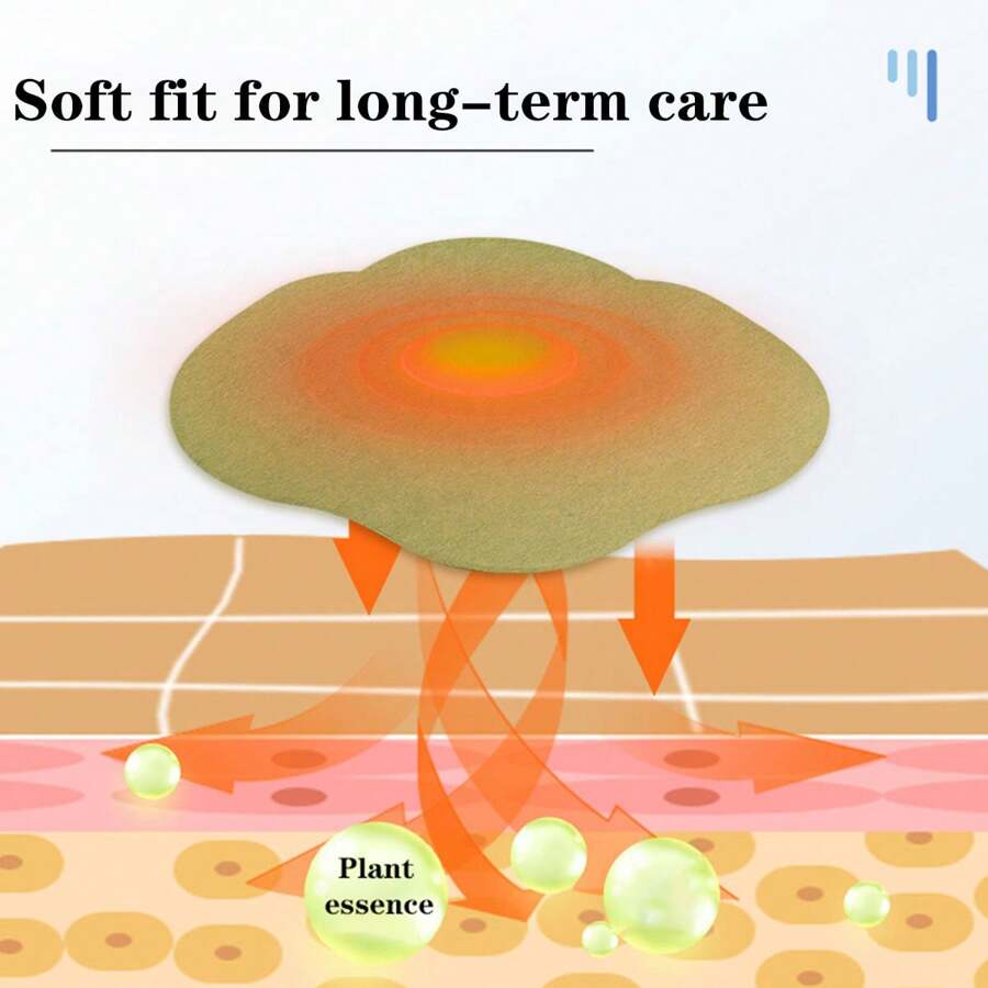 30 piezas Parches de ombligo con moxa, parches adhesivos para el ...