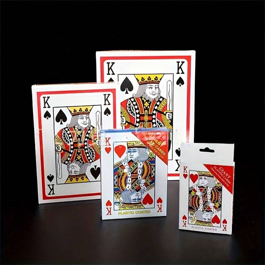 54pcs Giant Jumbo Playing Cards, Extra Large Size Numbers, Double ...