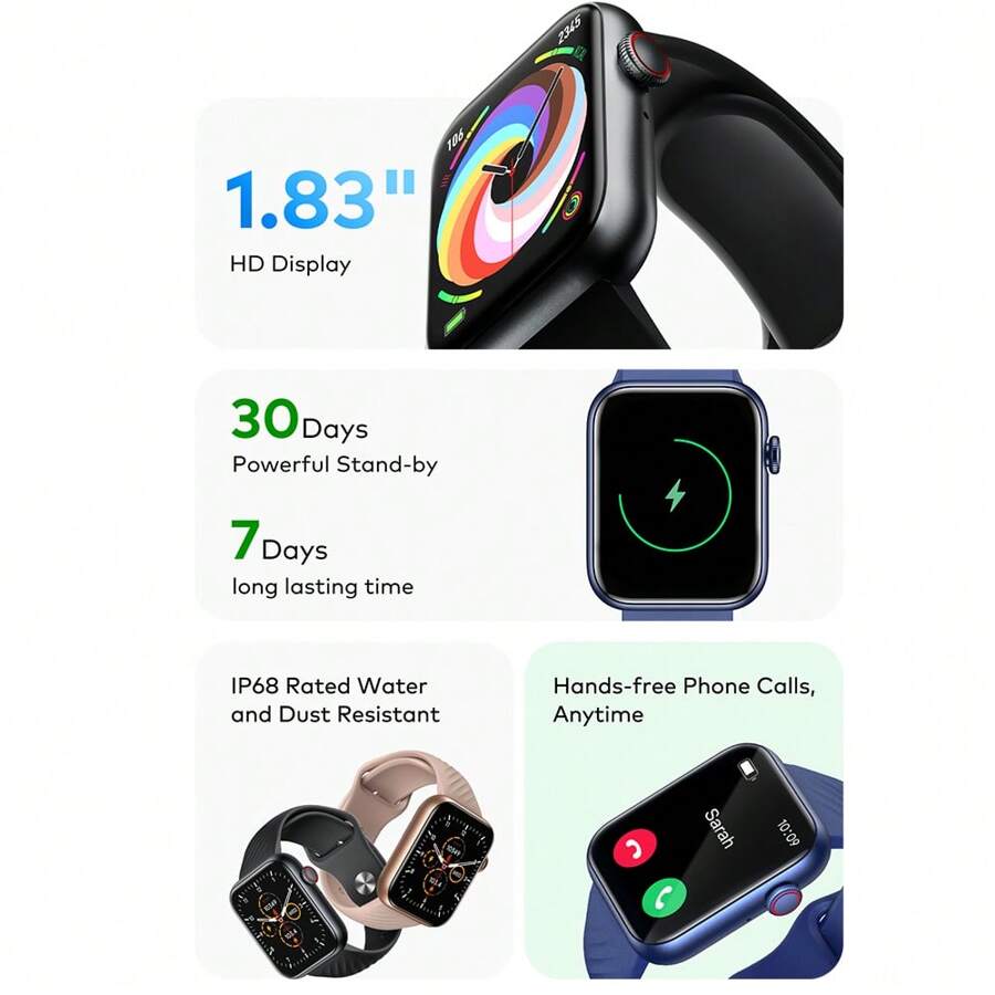itel 1,83'' Sones Smart Watch Native à prova de água da tempestade (ISW ...