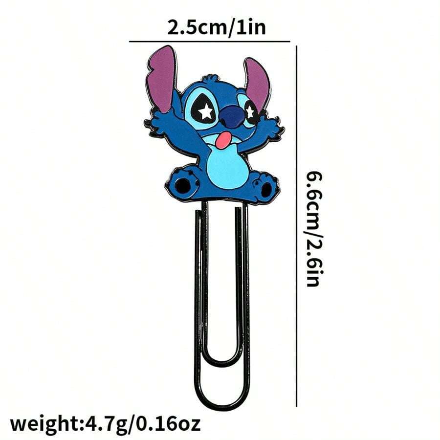 Disney Stitch Paper Clip Bookmark Stitch Page Clip Decoration DIY Color ...