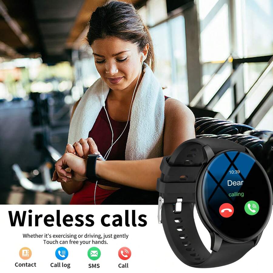 Smartwatch, Wireless Call/Dial, Multiple APP Notifications, Suitable ...
