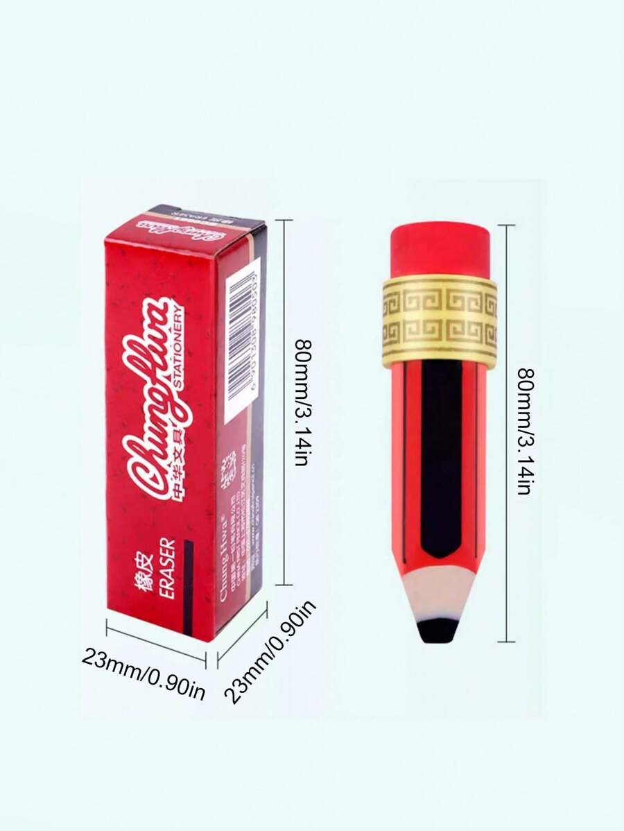 Chinese Style Pencil Eraser, Classic Design Student Stationery Office ...