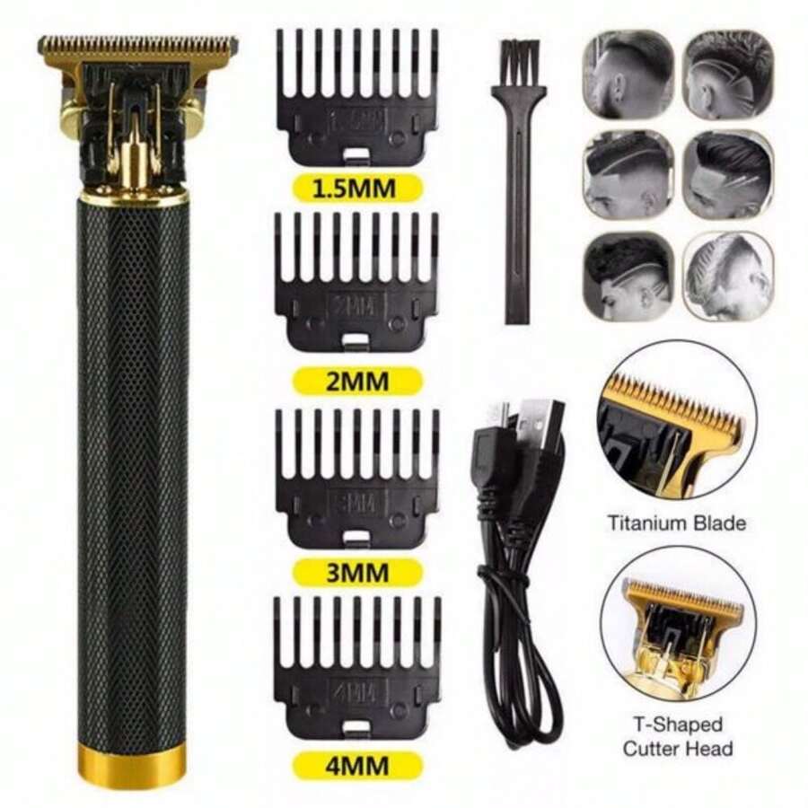 Professional Trimmer Hair Clippers Cutting Beard Cordless Barber ...