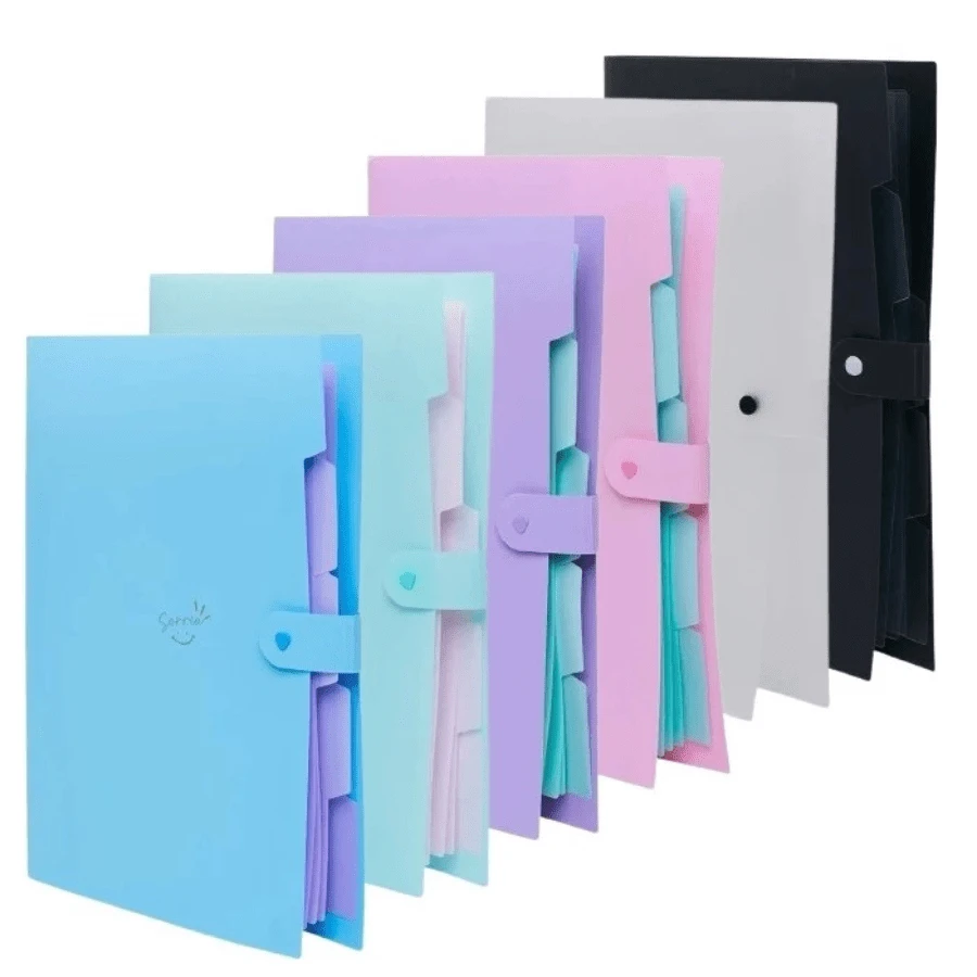 A4 Accordion Folder With 5 Dividers - Polibras | SHEIN USA