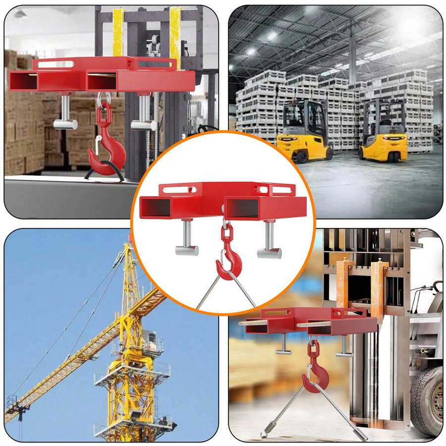 GOCAPTAIN Forklift Lifting Hook Attachment, 6600 Lbs Capacity, With ...