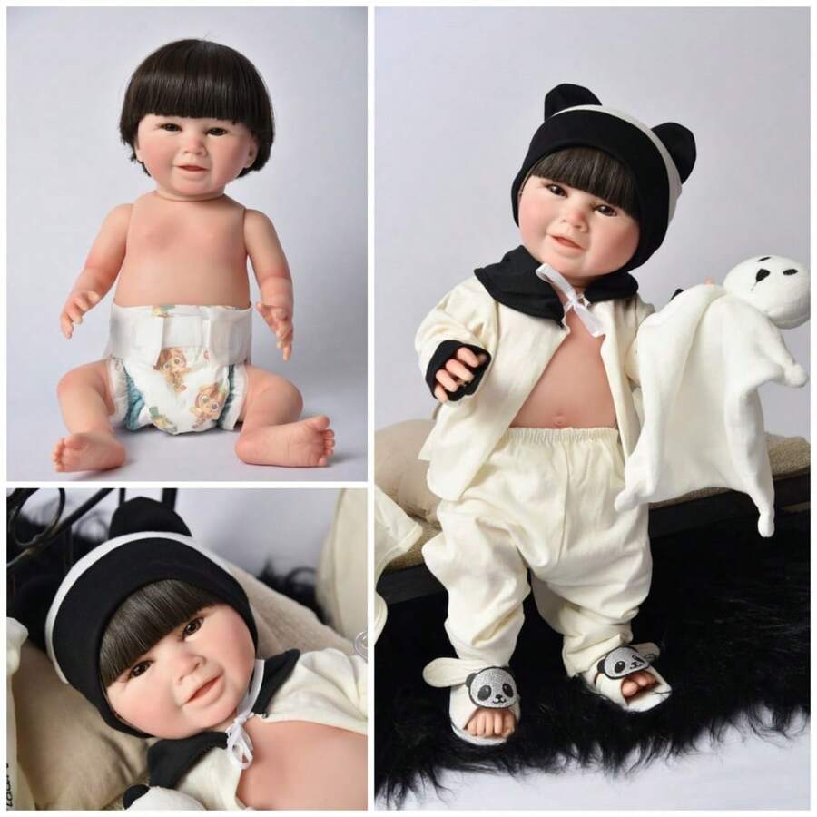 Bebê Reborn Menino Lindo Silicone Banho Lançamento | SHEIN Brasil