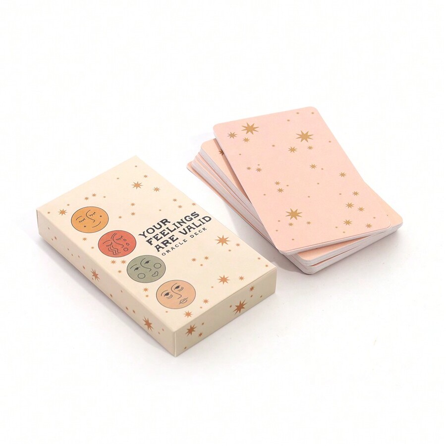 YOUR FEELINGS ARE VALID ORACLE DECK SET INCLUDES 48 CARDSE FOLD OUT ...