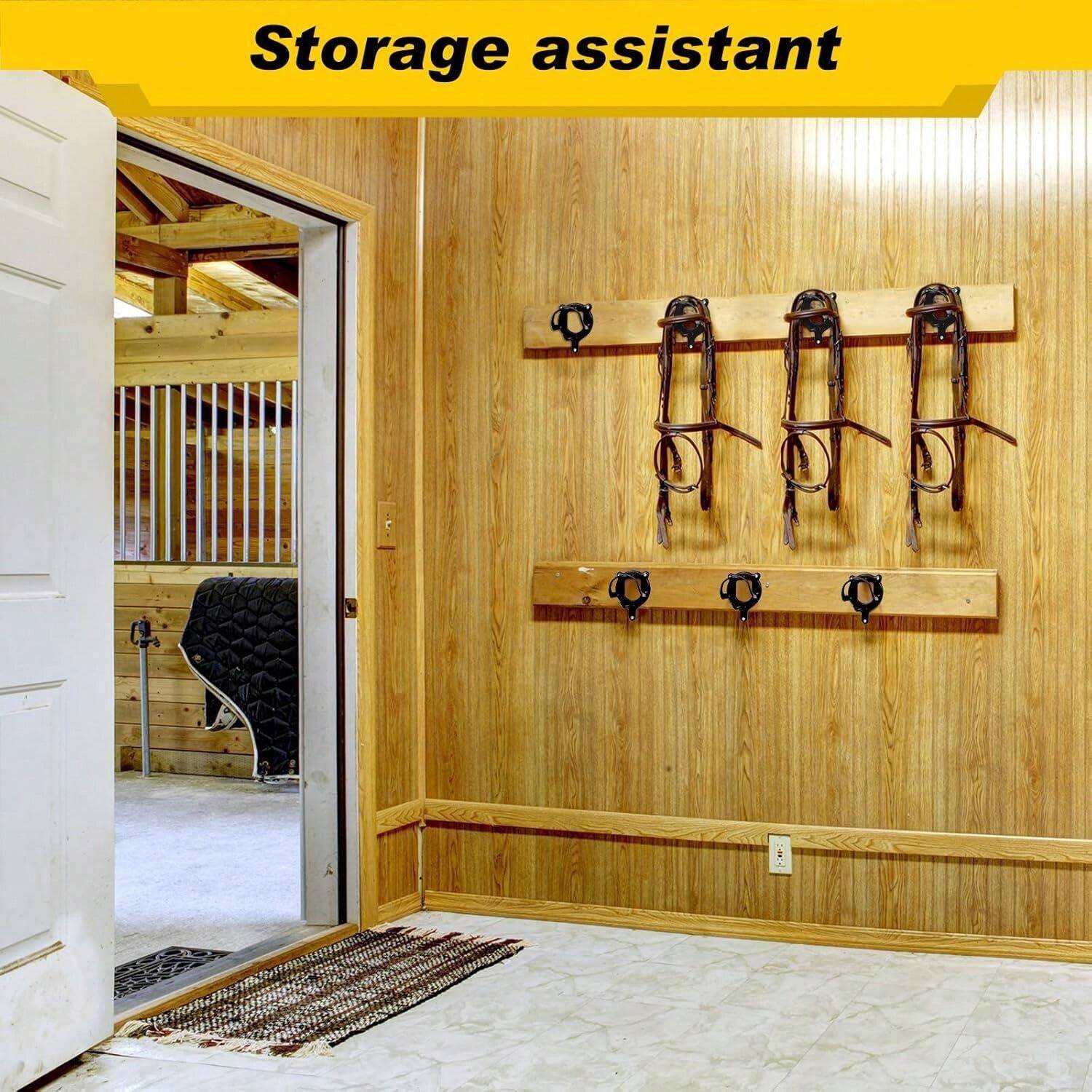 Counts Horse Bridle Rack Bridle Bracket Bridle Hooks Horse Tack Storage ...