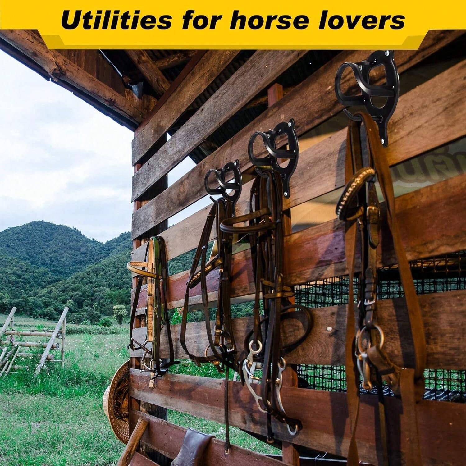 Counts Horse Bridle Rack Bridle Bracket Bridle Hooks Horse Tack Storage ...