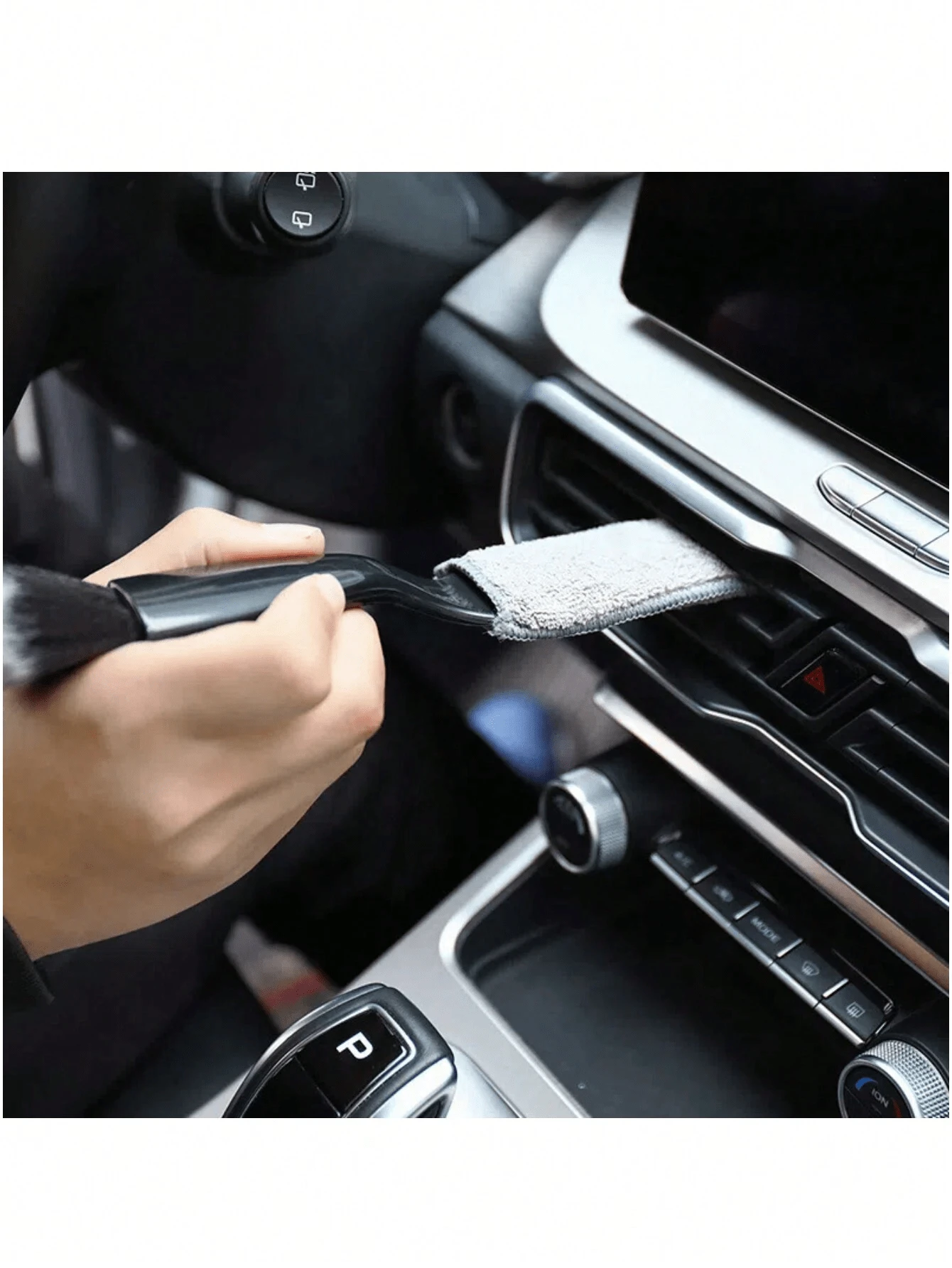 Car Air Vent Cleaning Brush, Soft Bristle Detail Duster Cleaner For Car ...