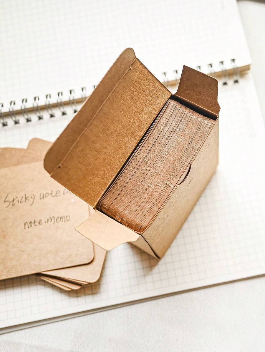 100 Papier Karten, 1 Box Kartenpapier Notizpapier Briefkarten ...