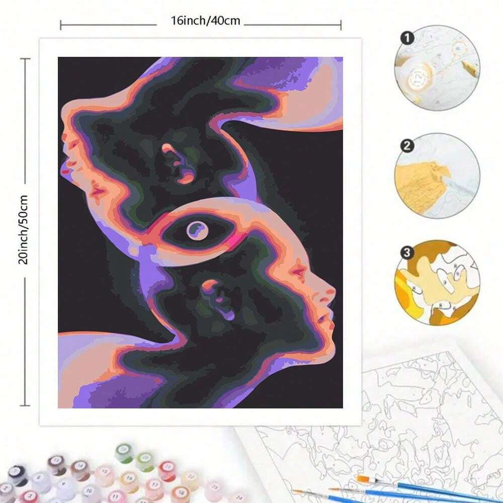 Collision Of Inspiration Painting Set, Including DIY Digital Painting ...