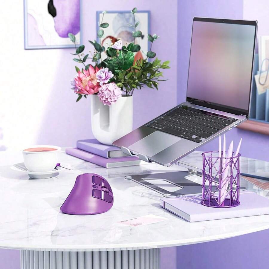 JOMAA JOMAA Wireless Vertical Mouse Rechargeable Quiet Click Ergonomic ...