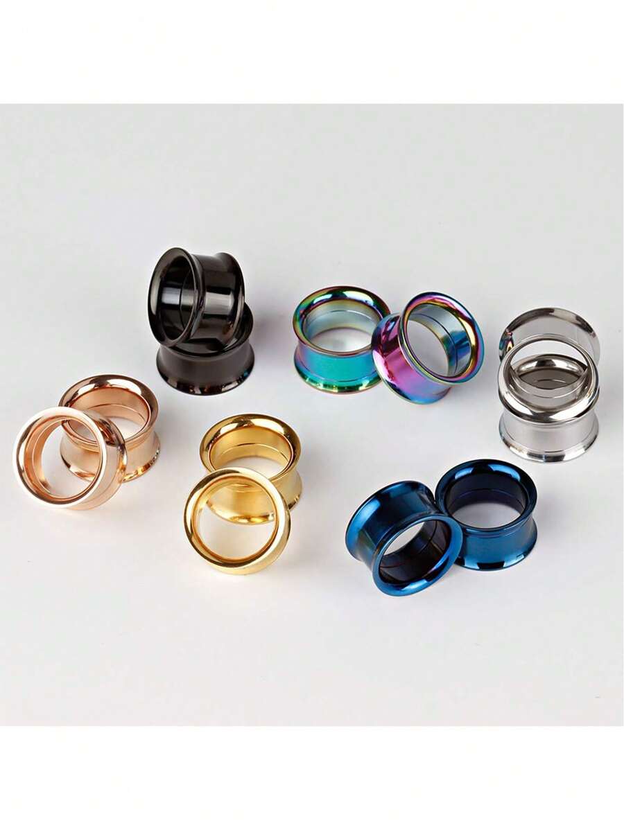 12-36 Piece Ear Stretching Kit - 14G-00G Beginner Size - Surgical Steel ...