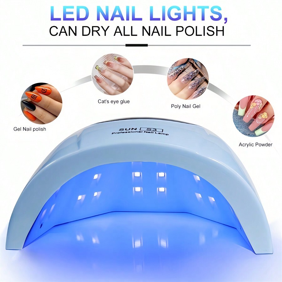 Fast Drying Nail Lamp Nail Phototherapy Machine Gel Polish Nail Dryer ...