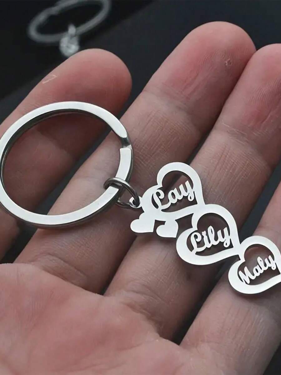 [ Popular ] Personalized Family Love Keychain - Stainless Steel ...