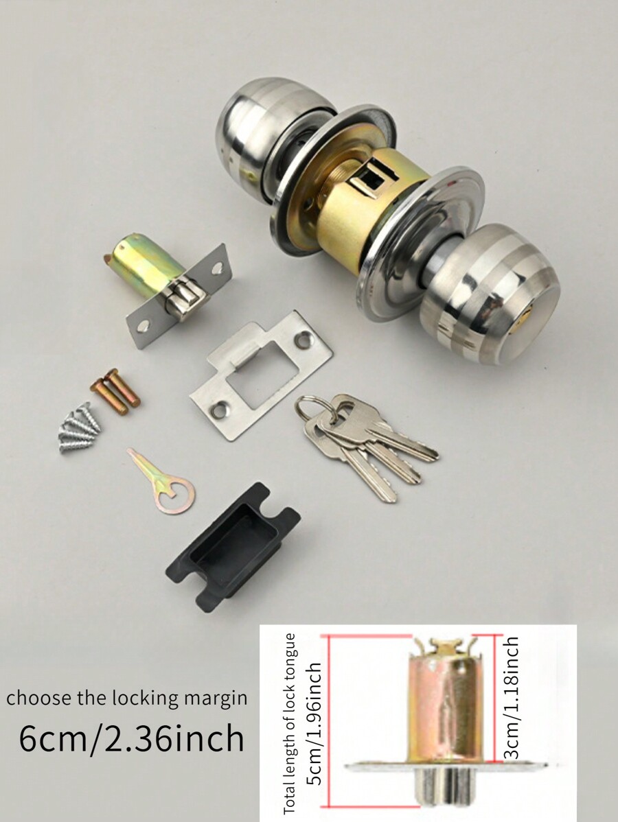A Set Of Spherical Lock, Spherical Door Lock, Stainless Steel Universal ...