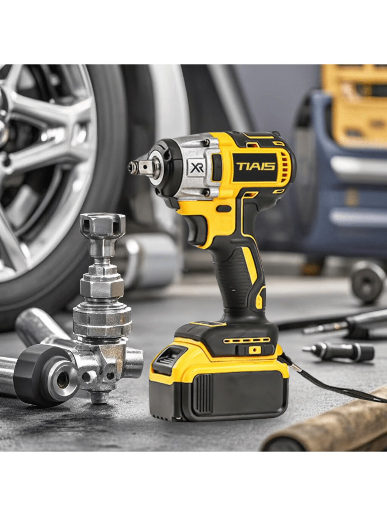 Chave de impacto multifuncional sem escova de alto torque, pistola de ...