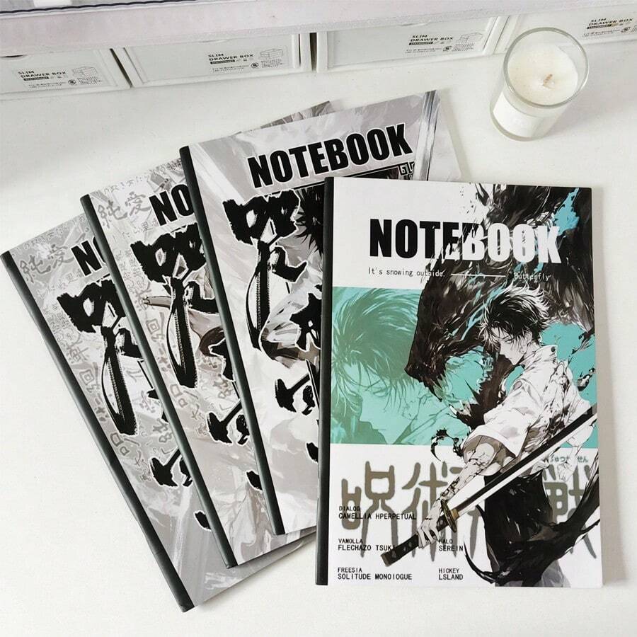 Jujutsu Kaisen 1pc Jujutsu Kaisen Notebook, B5 Exercise Book, Gojo ...