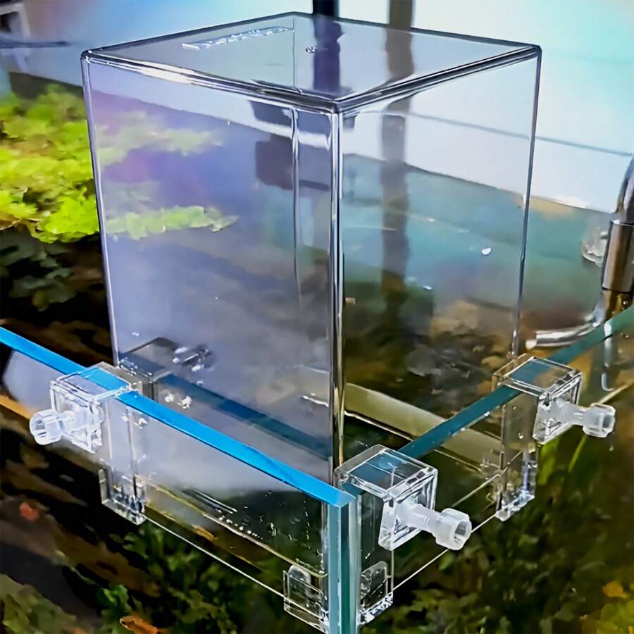 Acrylic Fish Tower Aquarium Aerial Extender Fish Tank For Ecologically ...