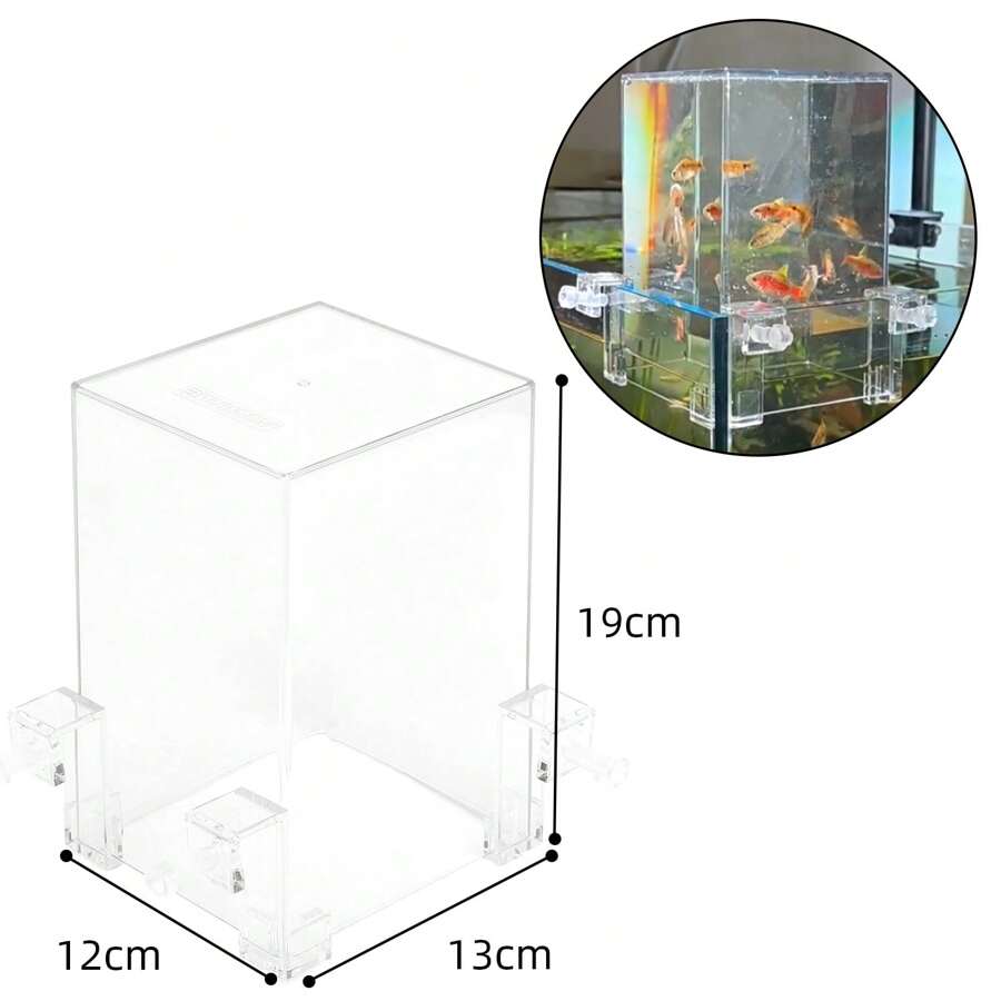 Acrylic Fish Tower Aquarium Aerial Extender Fish Tank For Ecologically ...
