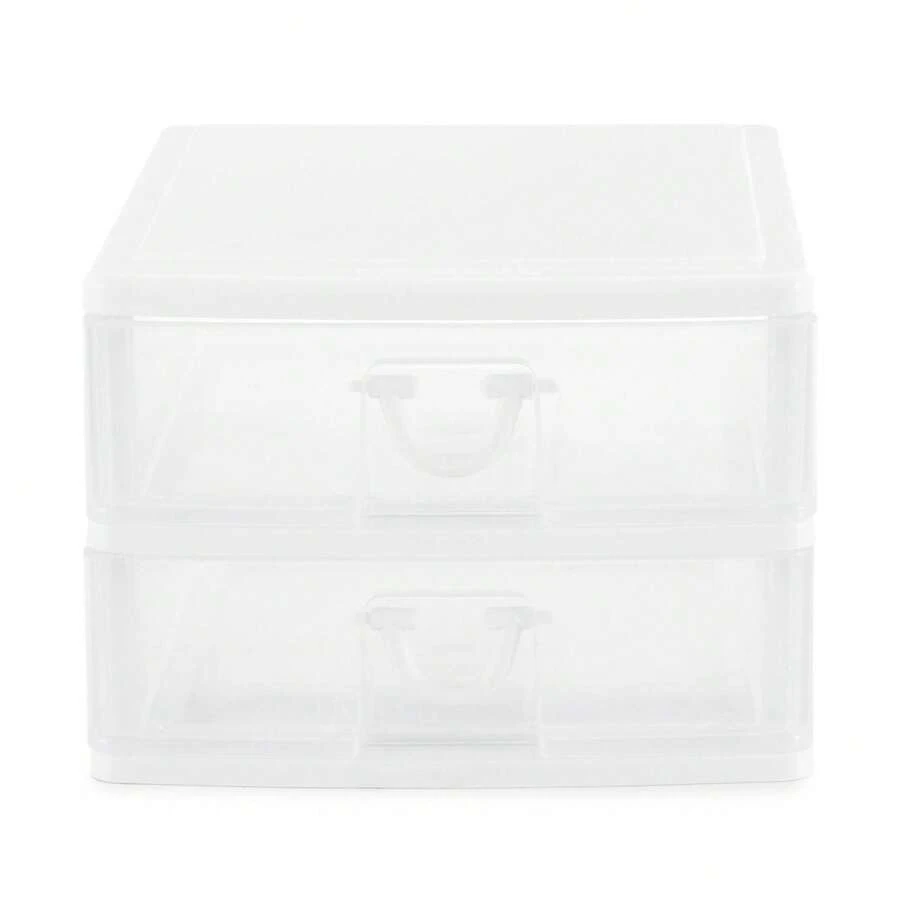 Gracious Living Gracious Living Deluxe 2 Drawer Storage Desktop And ...