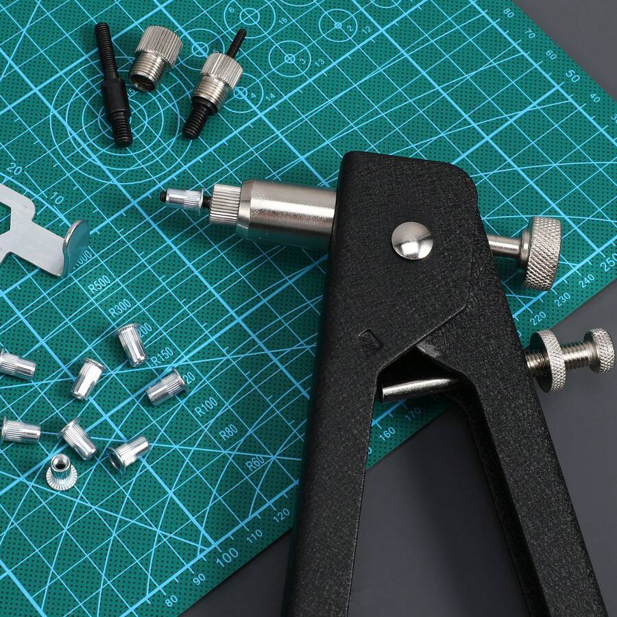 1 Set Rivet Tool Kit Hand Riveter Set Manual Hand Riveter Kit Rivet ...