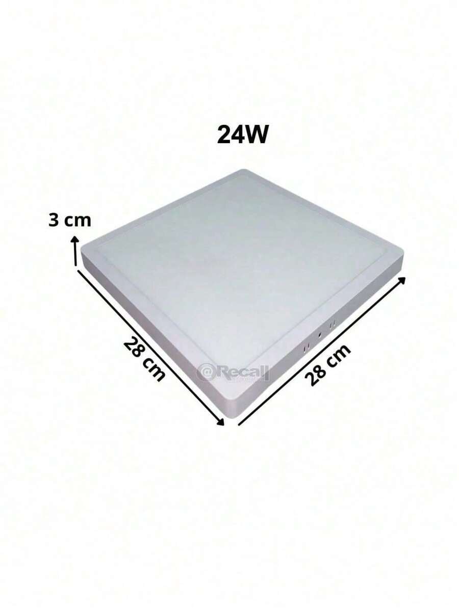 Super LED 25w Ceiling Panel Square Surface Mounted Cold Warm White ...