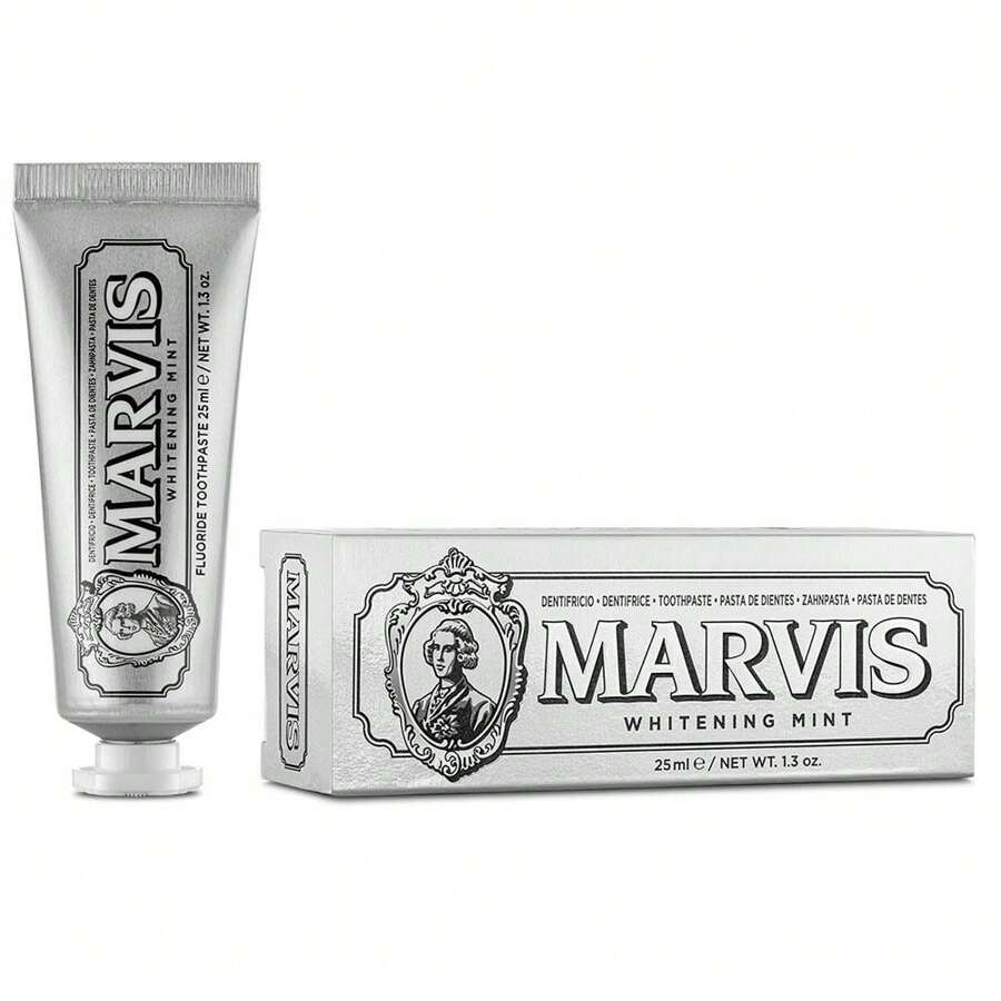 Marvis Marvis - Pasta de dientes blanqueadora con sabor a menta (25ml ...
