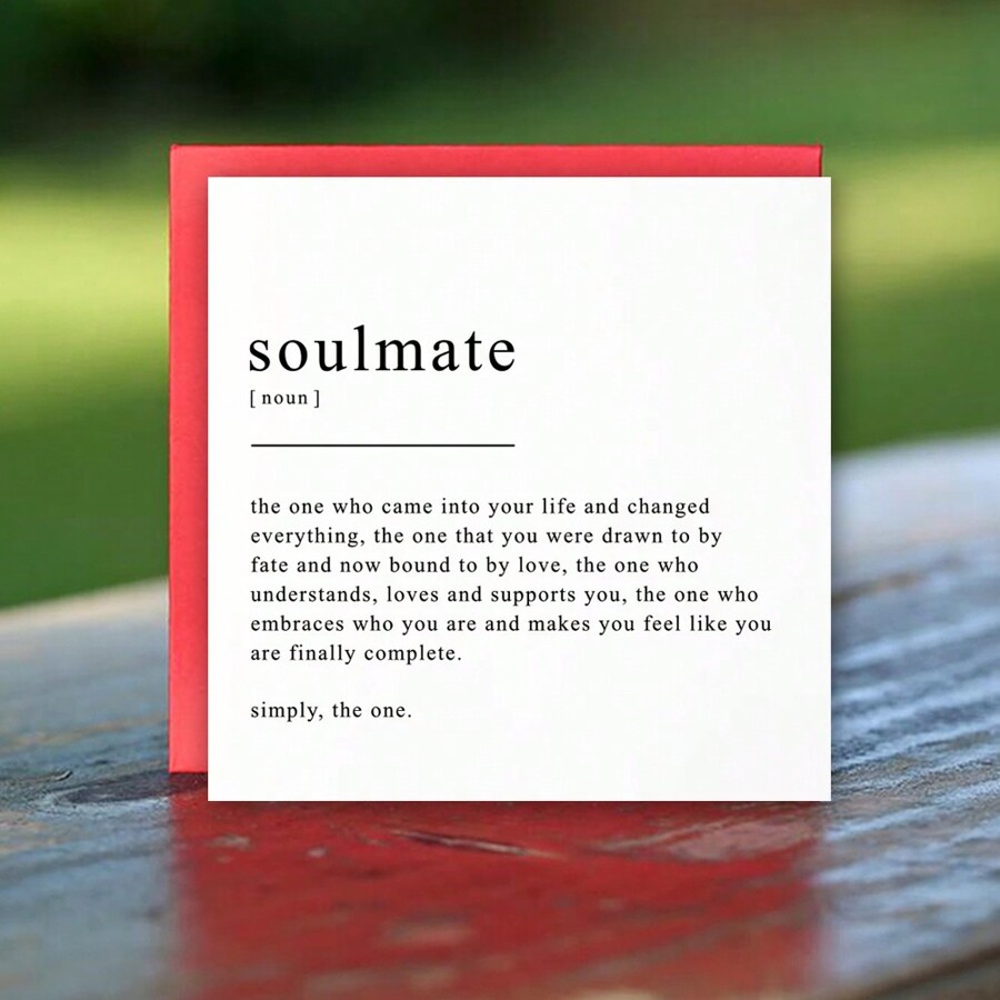 Soulmate Card | Birthday Card For Wife | Husband Birthday | Boyfriend ...