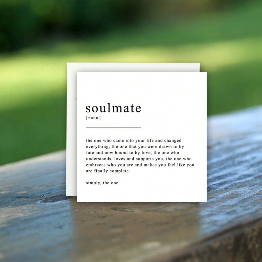 Soulmate Card | Birthday Card For Wife | Husband Birthday | Boyfriend ...