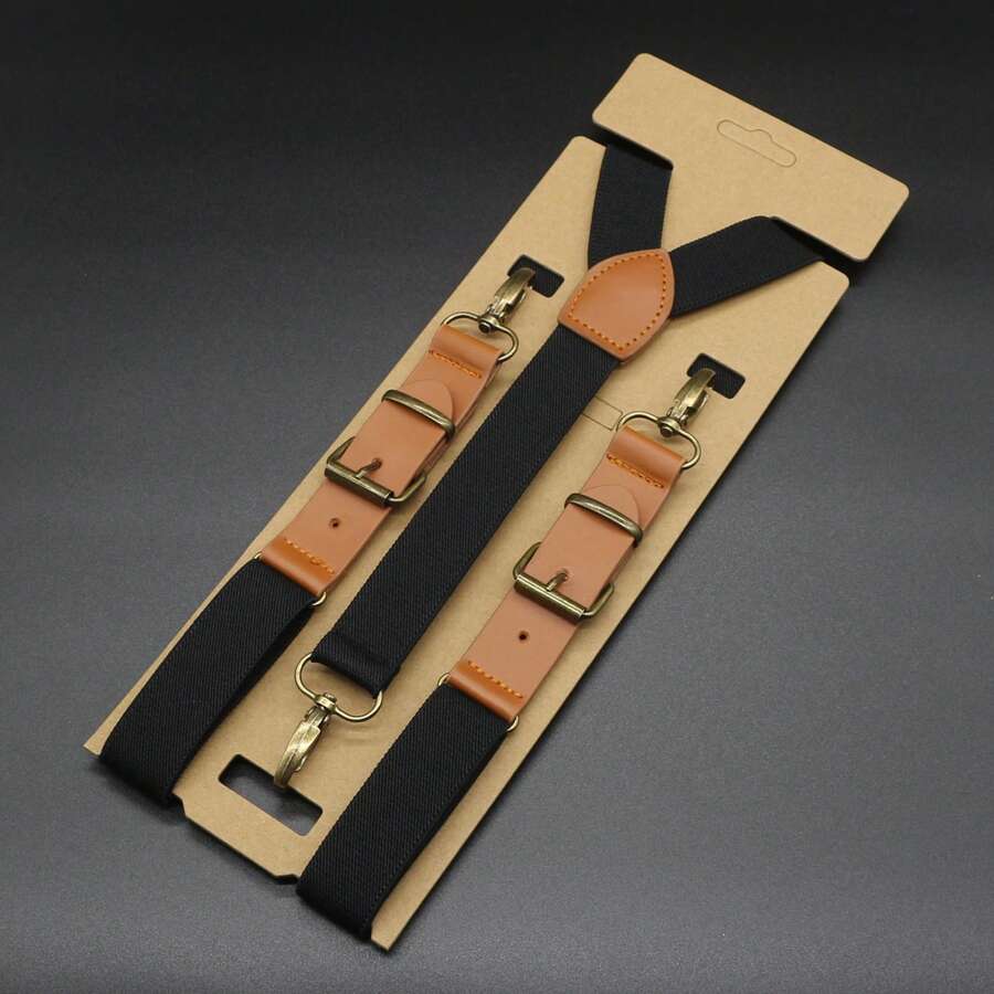 Suspenders For Men Women, Adjustable Suspenders With Elastic Straps Y ...