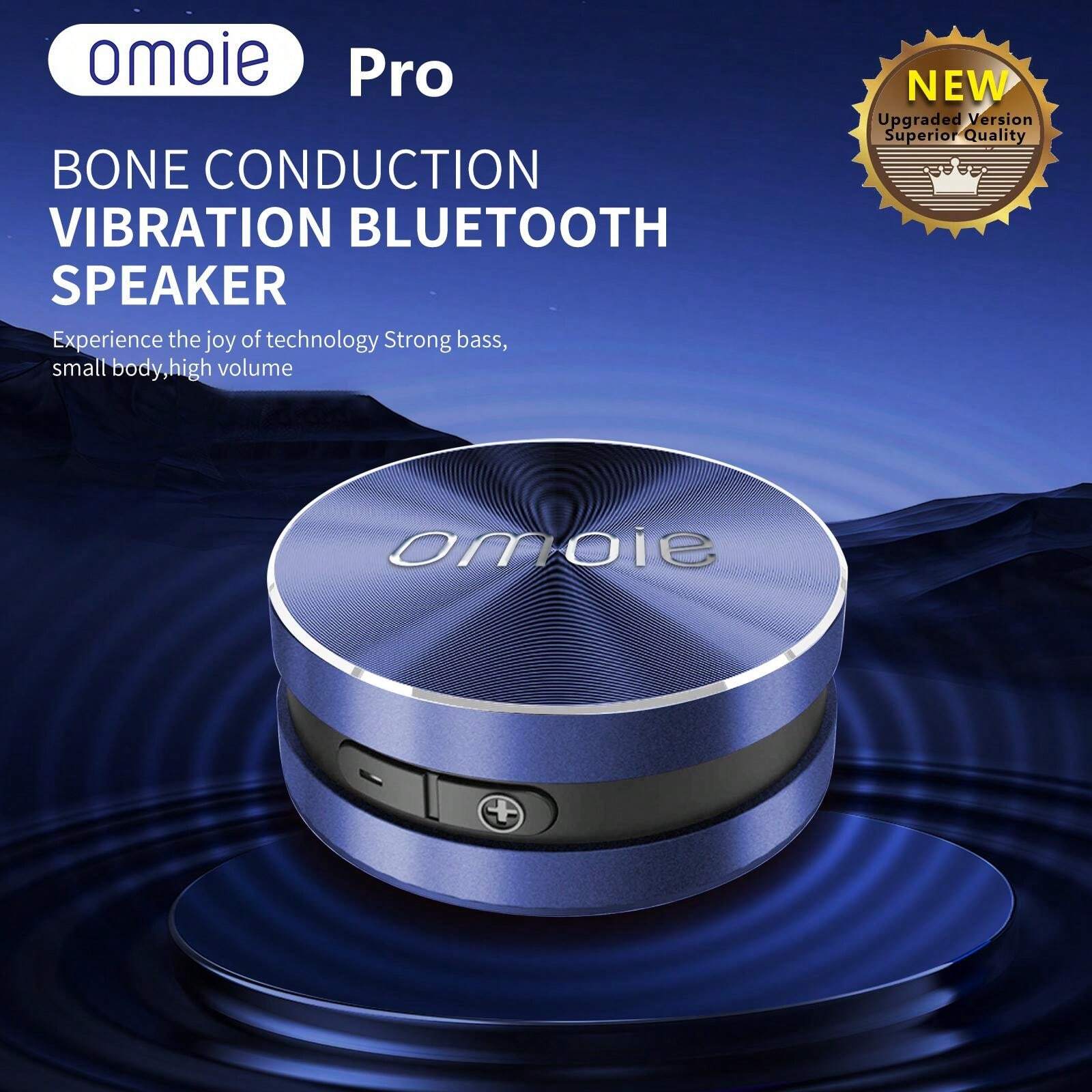 RMS5W Bone Conduction Wireless Speaker, 360° Surround Wireless Speaker ...