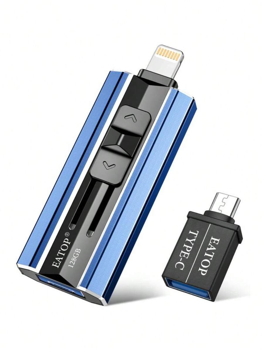 EATOP Flash Drives 128GB Intended For IPhone, Memory Stick Storage For ...