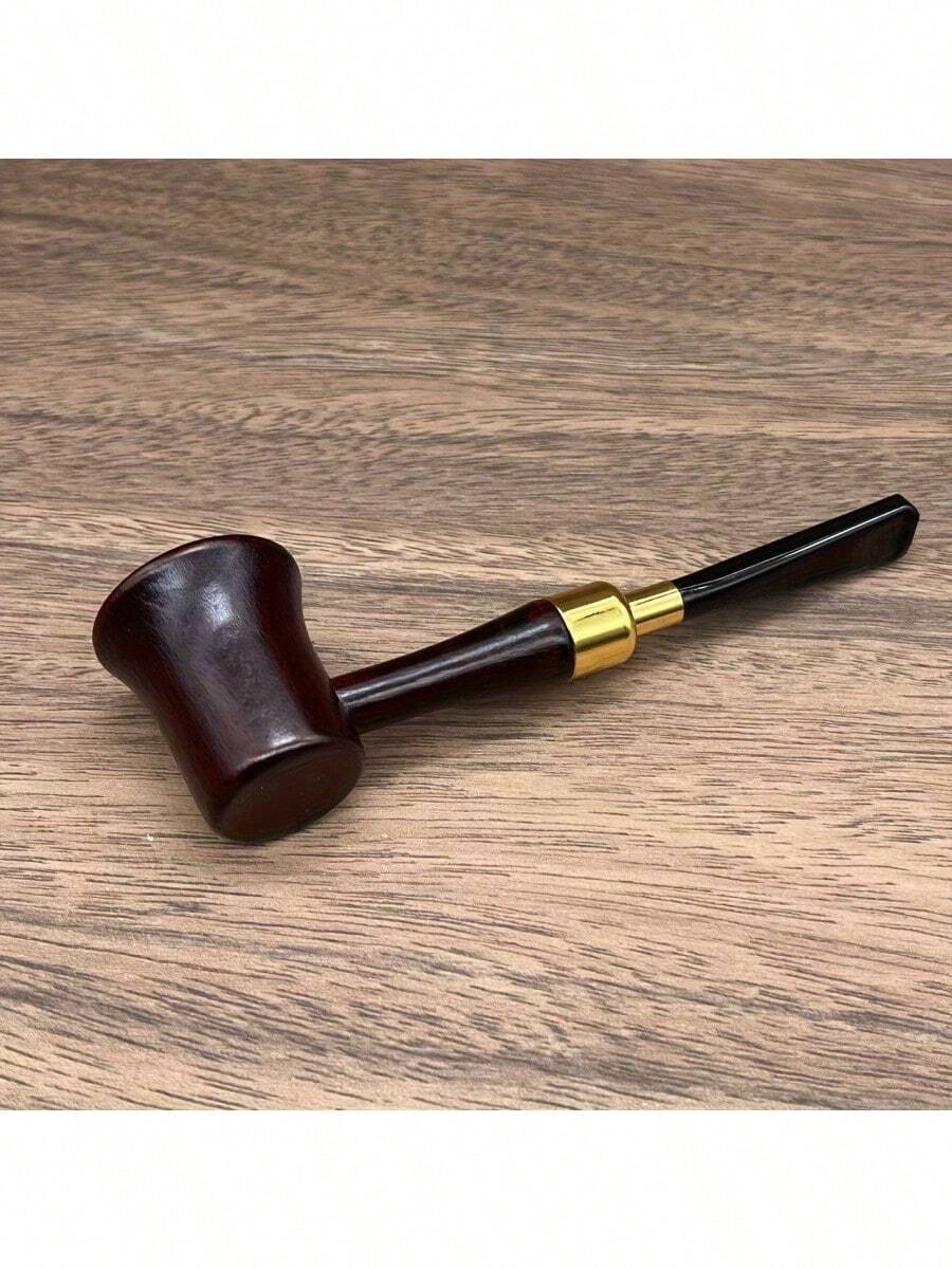 Pipe en bois artisanale de 3 mm en forme de champignon avec manche en résine - Compacte et ...