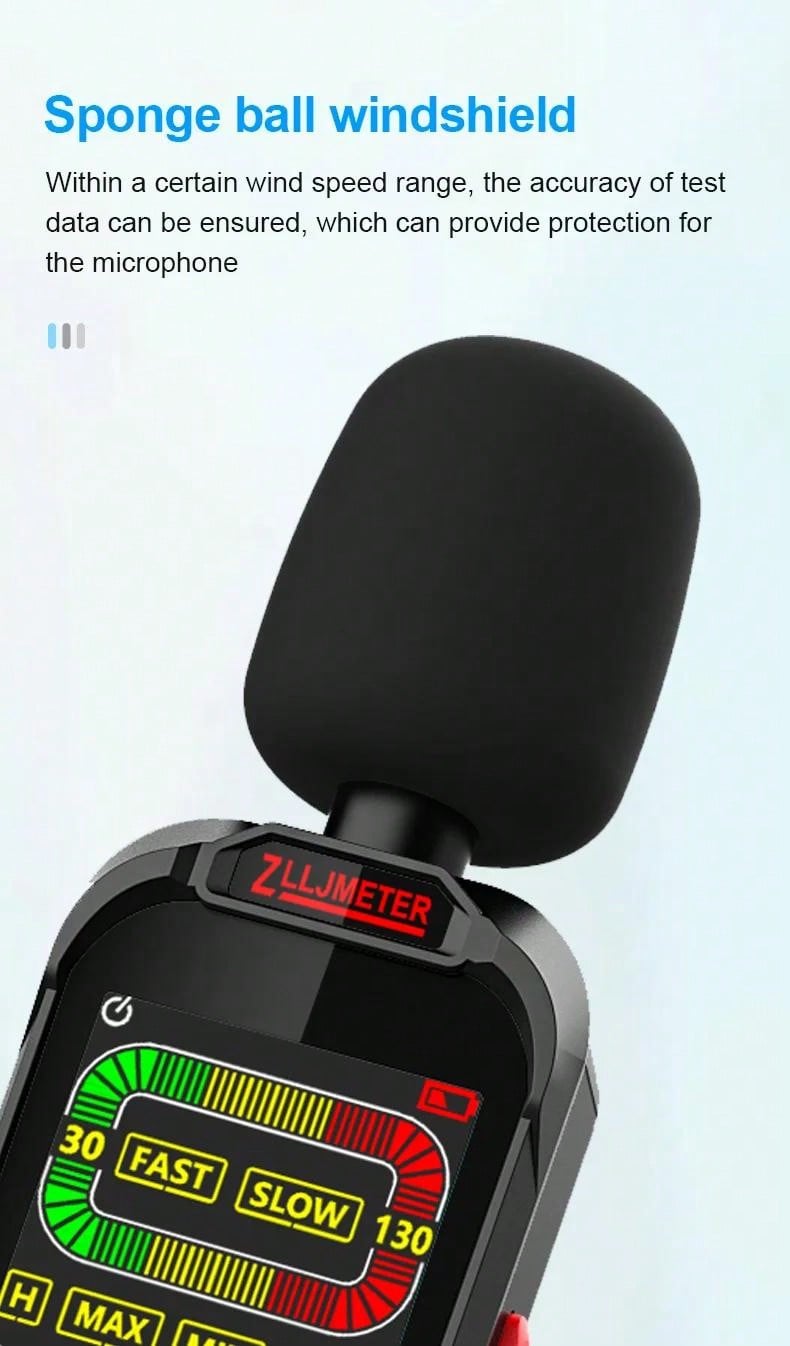 Sound Level Meter With A/C Weighting And PC Communication For Accurate ...