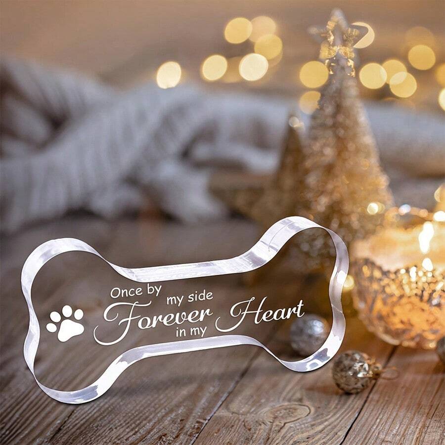 1PC Pet Memorial Gift, Dog Memorial Plaque, Decorative Plaque Gift Of ...