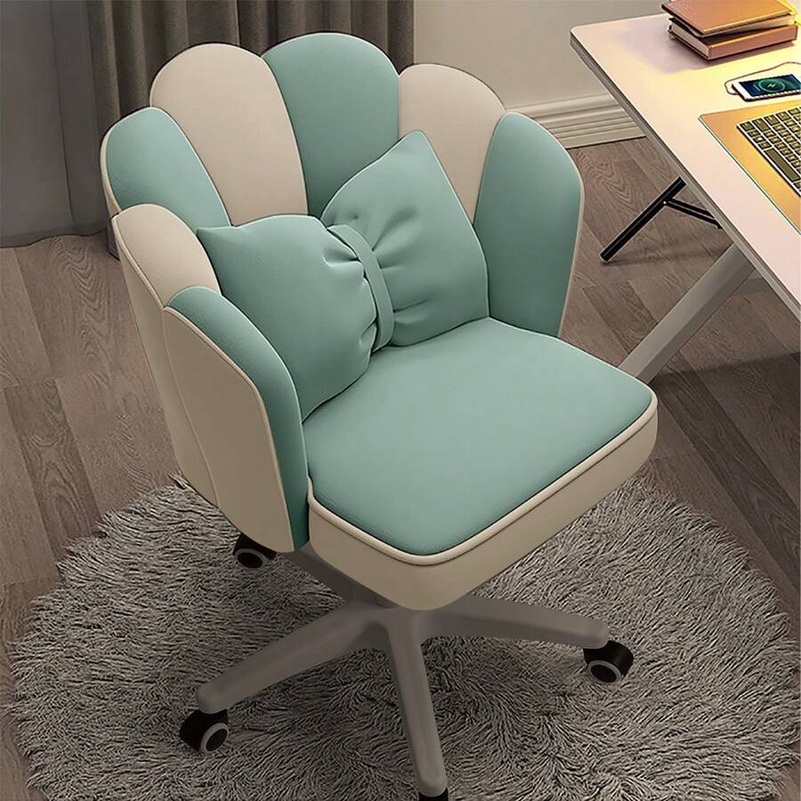 Office Chair Cute Petal Desk Chair, Modern Fabric Home Butterfly Chairs ...