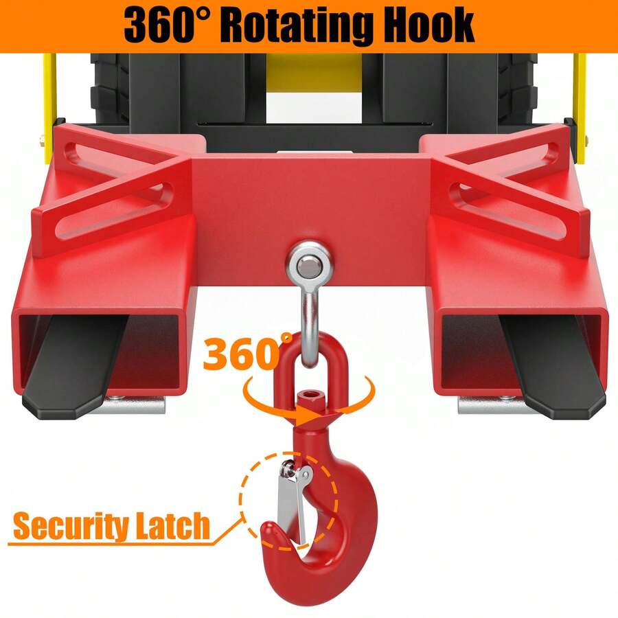 GOCAPTAIN Forklift Lifting Hook Attachment, 6600 Lbs Capacity, With ...