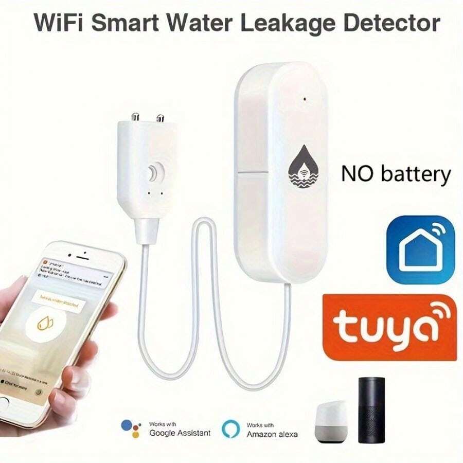 Tuya Waterlekkage Sensor Detector WiFi Overstroming Waterlekkage Sensor ...