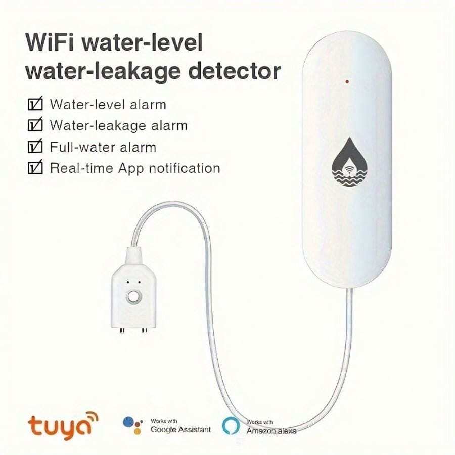 Tuya Waterlekkage Sensor Detector WiFi Overstroming Waterlekkage Sensor ...