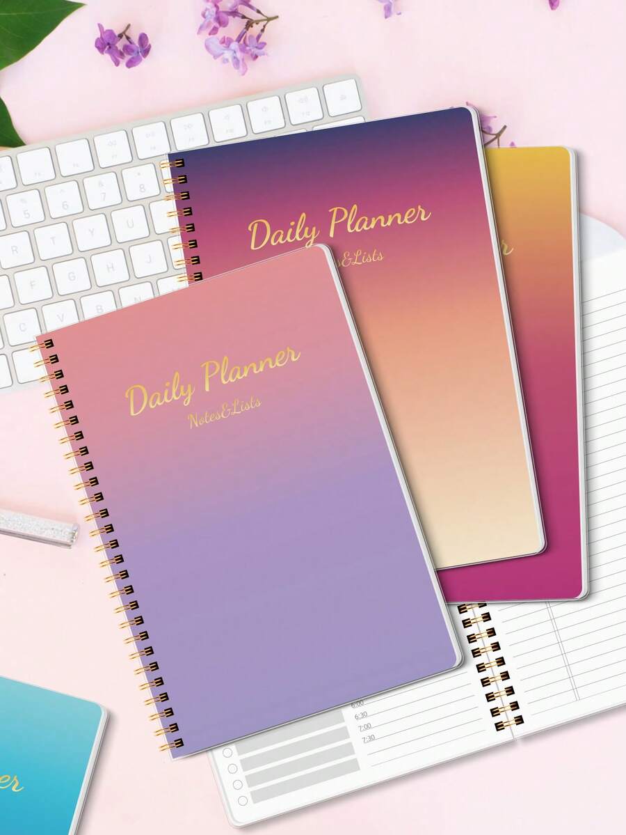 Daily Planner Without Date - Spiral Planner With Hourly Planner - Daily ...