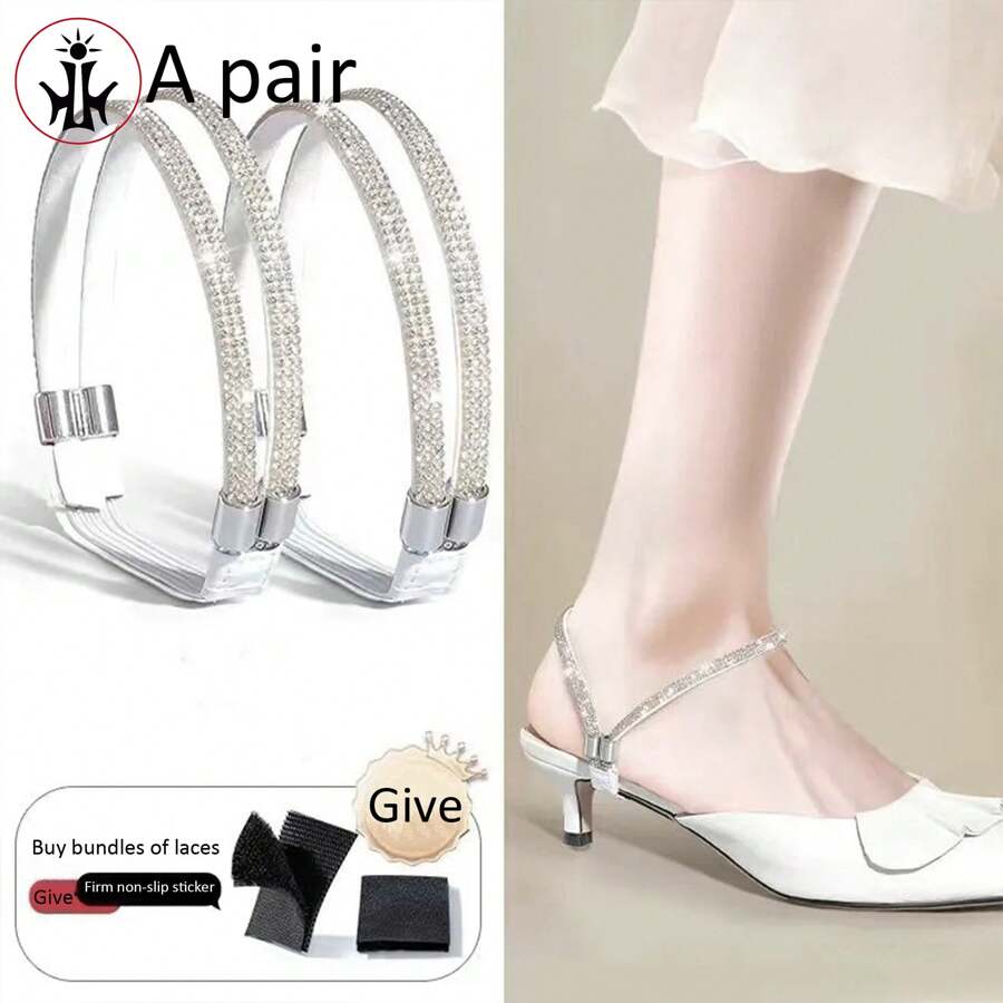 1 Pair High Heel Shoelace Holders, No Installation Shoe Laces Fastener ...