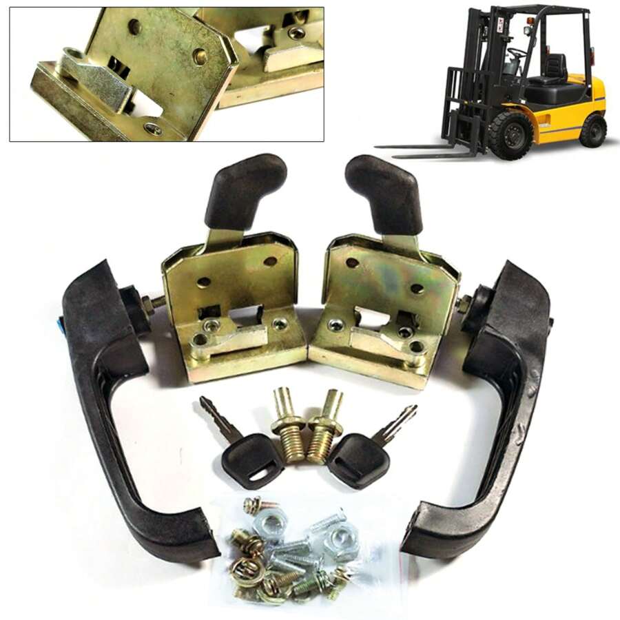 Door Lock, Forklift Electric Tricycle Loader Door Locks Set Heavy ...
