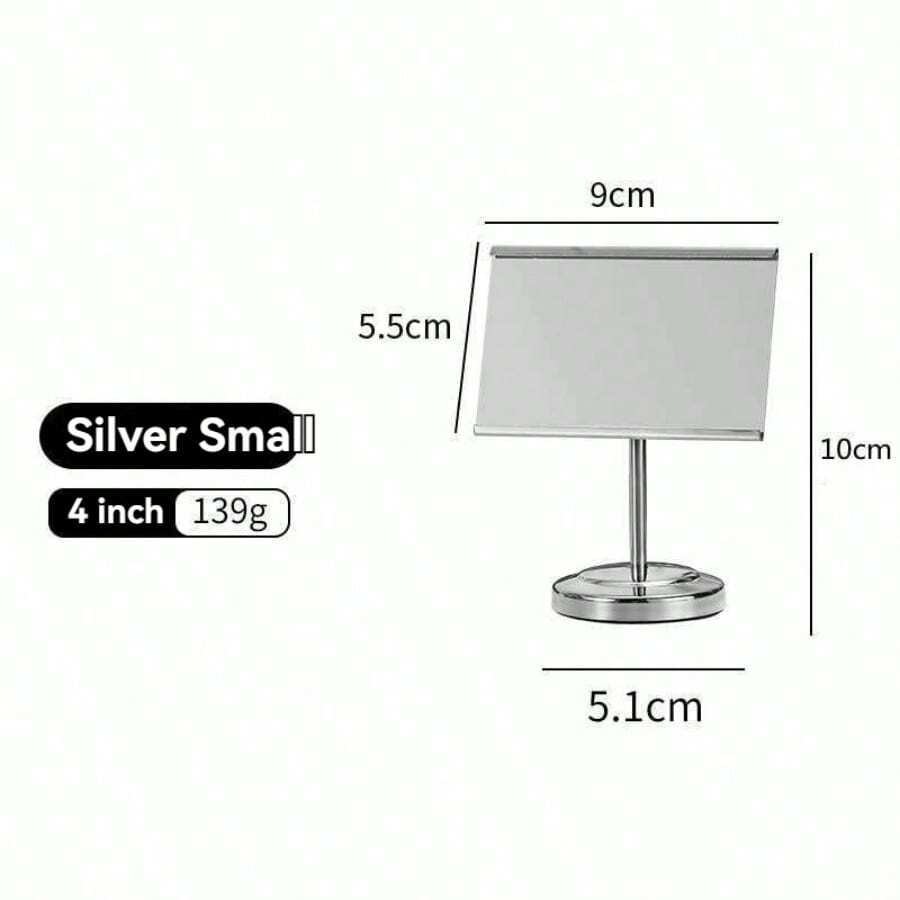 Stainless Steel Table Number Plate, Restaurant Price Tag Stand, Buffet ...