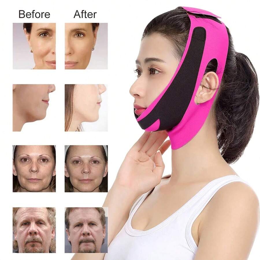 V-Line Lift Up Chin Strap - Beauty Firming Belt For The Perfect Jawline ...