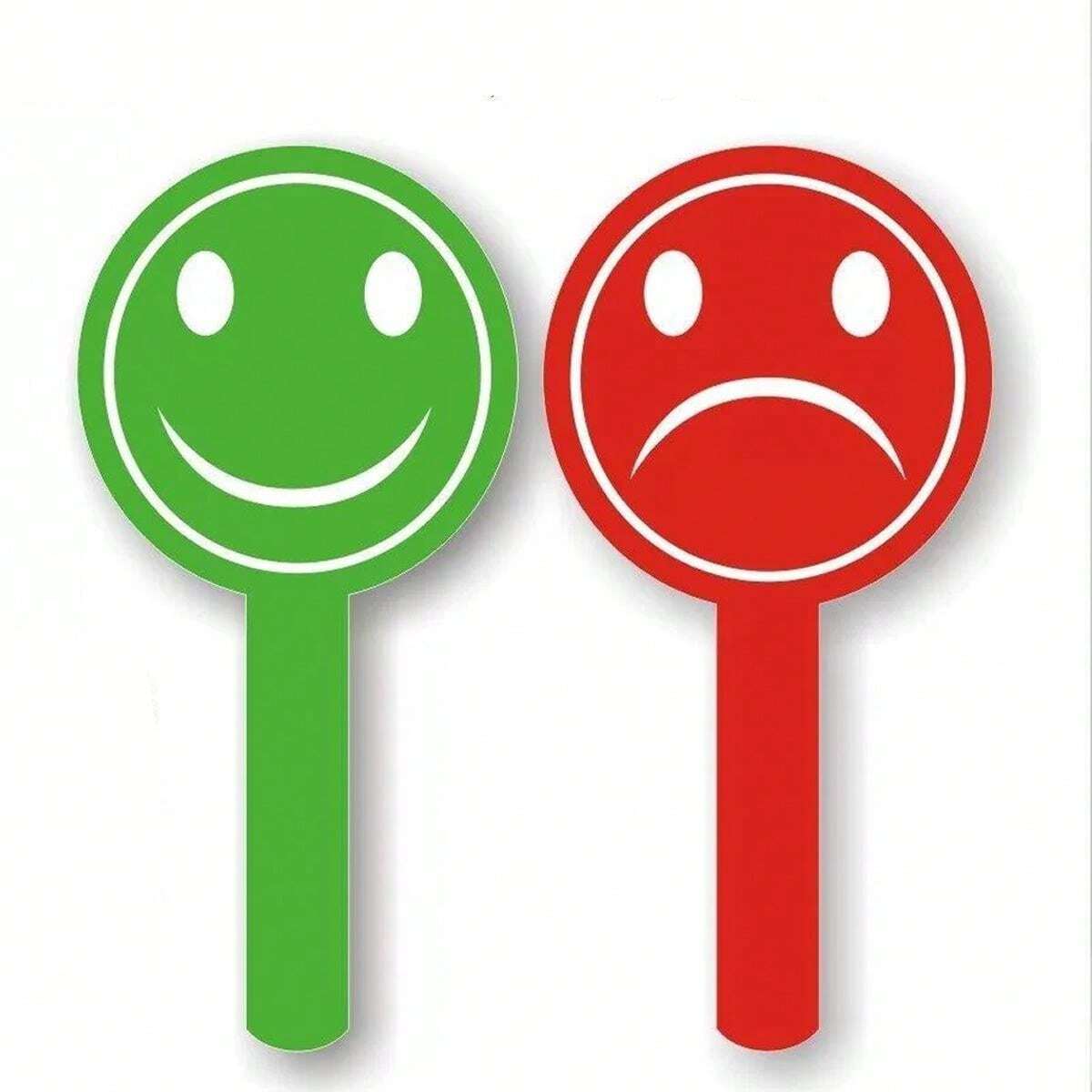 New PVC Right Or Wrong Hand-Held Expression Board, Judge Scoring Paddle ...